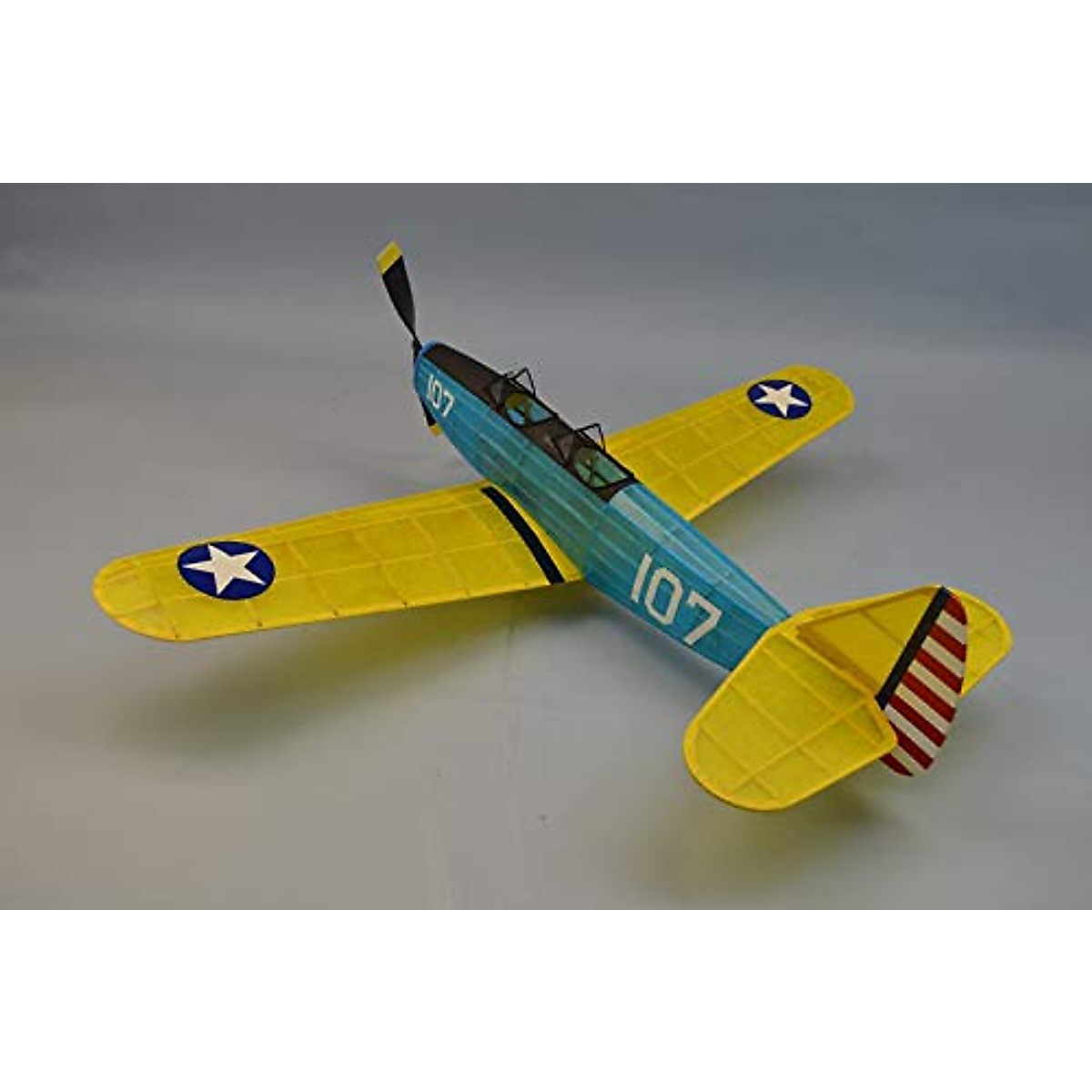 Dumas #0341 Fairchild PT-19 (30" Wingspan) Model Airplane Kit - Laser Cut Wood