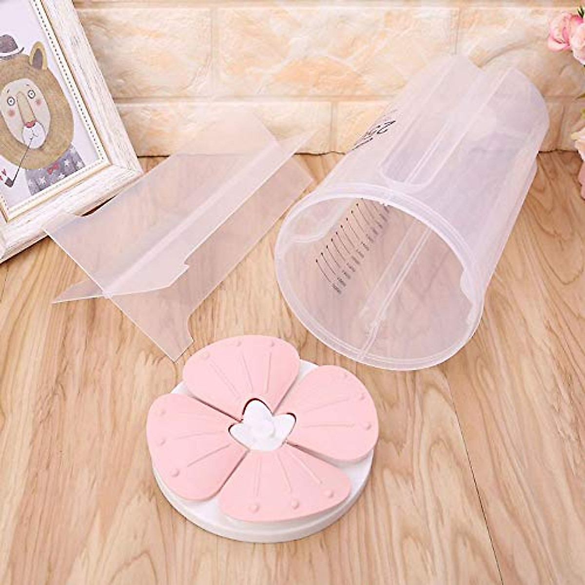 Cereal Storage Container, Airtight Food Storage Container BPA Free Plastic Cereal Dispenser Large Kitchen Storage Keeper with Lids and Compartments for Grain, Sugar, Flour, Rice, Nuts, Snacks (2.5L)