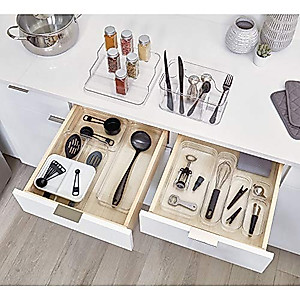 iDesign Crisp Drawer Organizer, Clear