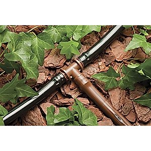 Rain Bird BT50/4PK Drip Irrigation 1/2" Barbed Tee Fitting, 4 Pack x 3, tan