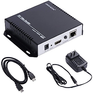 UNISHEEN H.264 Live HDMI Video Encoder Supports RTSP, RTP, RTMP, HTTP, UDP, SRT for IPTV, Live Stream Broadcast Supports (BM3100H)