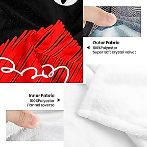 DIYKST Couples Gifts Personalized Photo Blanket for Boyfriend and Girlfriend Custom Valentines Day Blankets Gifts for Boyfriend Husband-4 Sizes