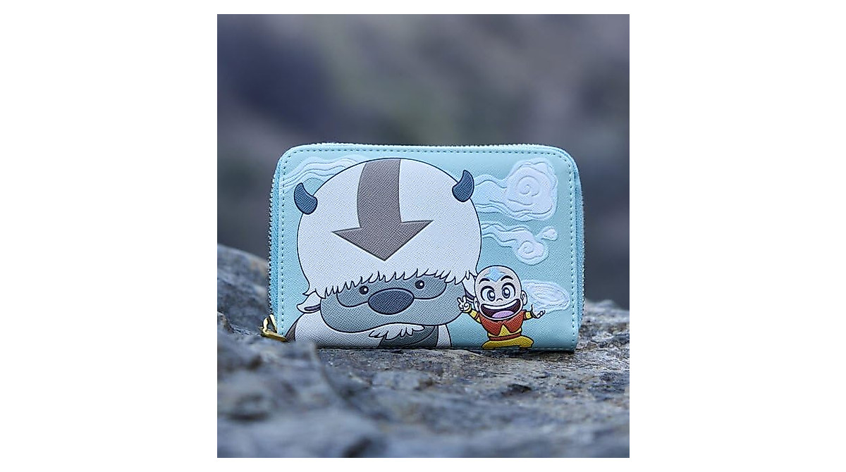 Shop Aang & Appa Loungefly Zip Wallet - Avatar Fans