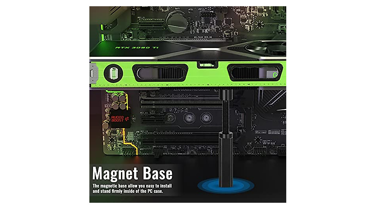 Adjustable GPU Support Bracket for Graphics Cards