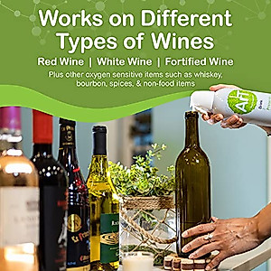 ArT Wine Preserver - Comes with a Wine Bottle Stopper, Preserves Fortified White & Red Wine, Functional & Modern Wine Accessories, Essential Gift for Wine Lovers, 1-Pack, 0.42 oz.