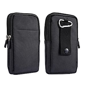 Scanner Holster Carrying Case Pouch for Zebra TC77, TC75, TC75x, TC72, TC70, TC70x, TC57, TC56, TC52, TC51, TC26, TC25, TC21, TC20, Handheld Barcode Touch Mobile Computer Holder Bag with Belt Loop