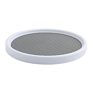 10 Inches Lazy Susan Turntable, Pantry Organizers and Storage Spice Rack Can Organizer for Kitchen Cabinet Fridge, Decorative Tray for Fruit, Corner Cabinet Pantry Bathroom Cosmetic Farmhouse