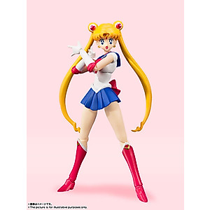 TAMASHII NATIONS - Pretty Guardian Sailor Moon - Sailor Moon -Animation Color Edition-, Bandai Spirits S.H.Figuarts Action Figure