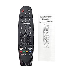 LG Remote Magic Remote Control, Compatible with Many LG Models, Netflix and Prime Video Hot Keys, Google/Alexa