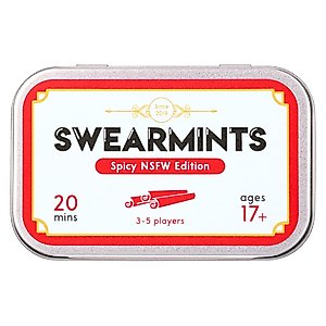 Cheer Up Games Swearmints Spicy NSFW Edition | The Portable Adult Party Game That Fits in Your Pocket | Unique Gift Idea