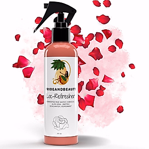 Rose Water For Locs, Daily Moisturizing Refreshing Spray, Rose Water For Hair, Rosewater and Peppermint Hair Scalp Moisturizer. (4 OUNCES)