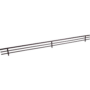Hardware Resources SF17-ORB Wire Shoe Shelf Fence, Dark Bronze
