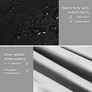 YUSING Deck Box 76 Gallon, Outdoor Storage Box Waterproof with Wheels for Patio Cushion & Pillows, Garden Supplies, Pet Stuff and Pool Accessories