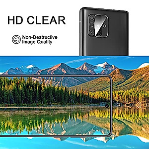 【3+3 PACK 】Coolpow Designed for Samsung Galaxy A71 5G Screen Protector Samsung A71 5G Screen Protector Tempered Glass 9H Hardness Bubble Free Anti-Scratch HD Clarity Case Friendly