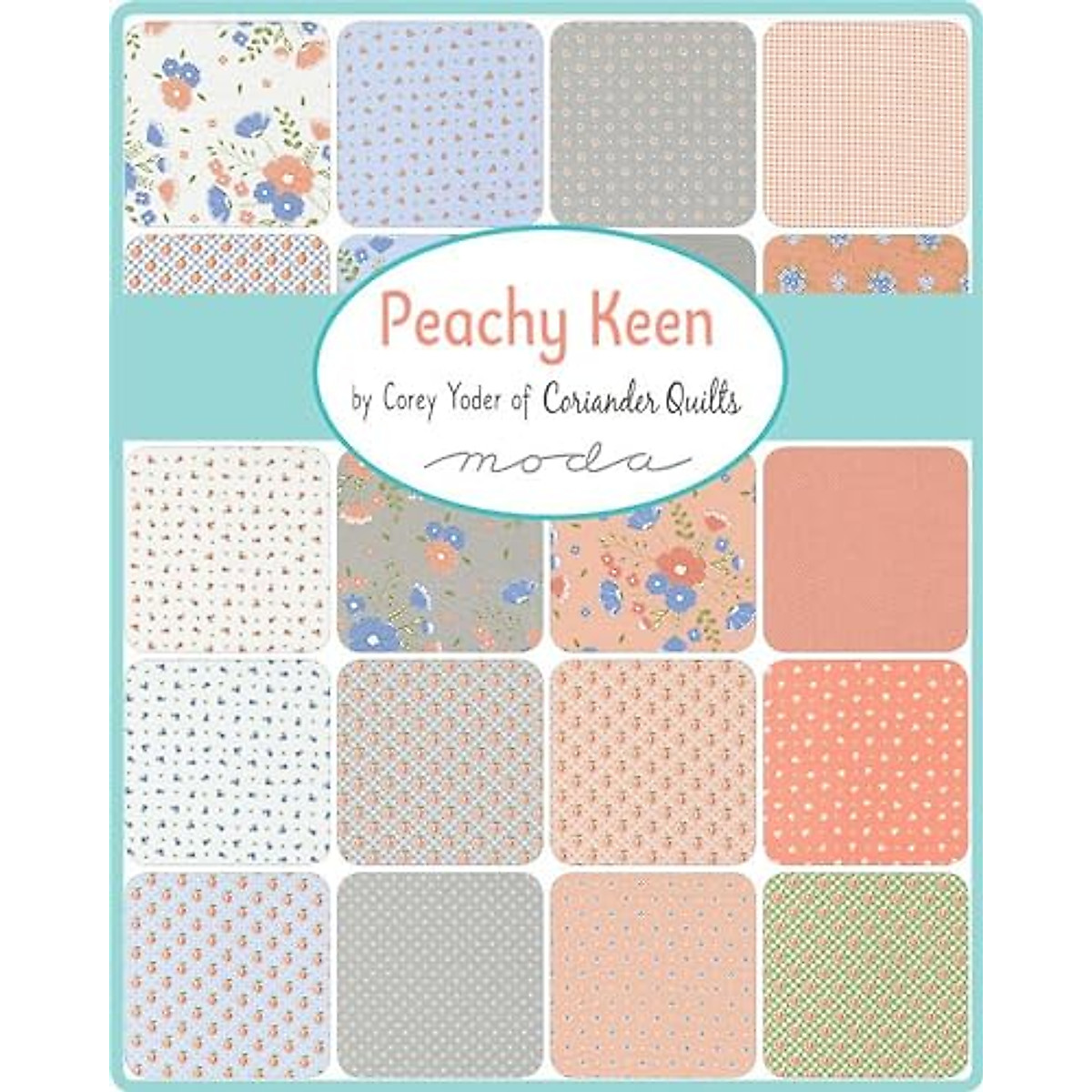 Peachy Keen Jelly Roll 29170JR by Corey Yoder from Moda by The roll