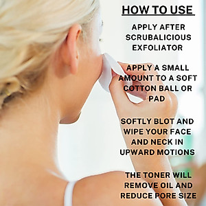 Refreshing Toner for Face with Rose Water and Organic Aloe for True Moisturization, Gentle Pore Cleaner & Pore Minimizer for Face, Hydrating Toner, Cruelty Free, Paraben Free, Skincare 4.0 Fl Oz