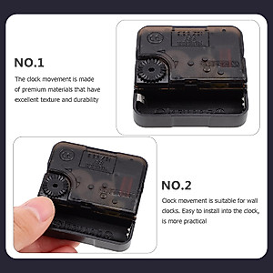 EXCEART Clock Movement Mechanism- Wall Clock Movement Mechanism Clock Repair Parts Replacement Battery Operated Silent Clock Movements