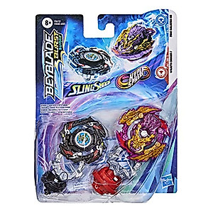 BEYBLADE Burst Surge Dual Collection Pack Hypersphere Zone Balkesh B5 and Slingshock Wraith Driger F Battling Game Top Toys