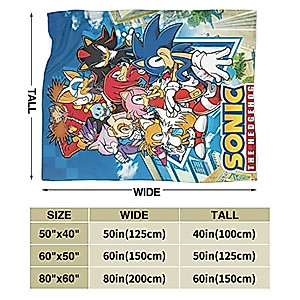 HUJIAN Cartoon Blanket Ultra-Soft Throw Blanket Air Conditioner Blanket Micro Fleece Blanket Light Weight Blanket for Bed Couch Living Room 50''X40''