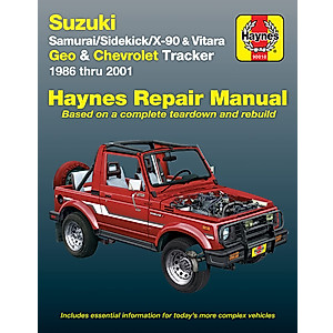 Suzuki Samurai,Sidekick, X-90 & Vitara (86-01) Haynes Manual (USA) (Paperback)