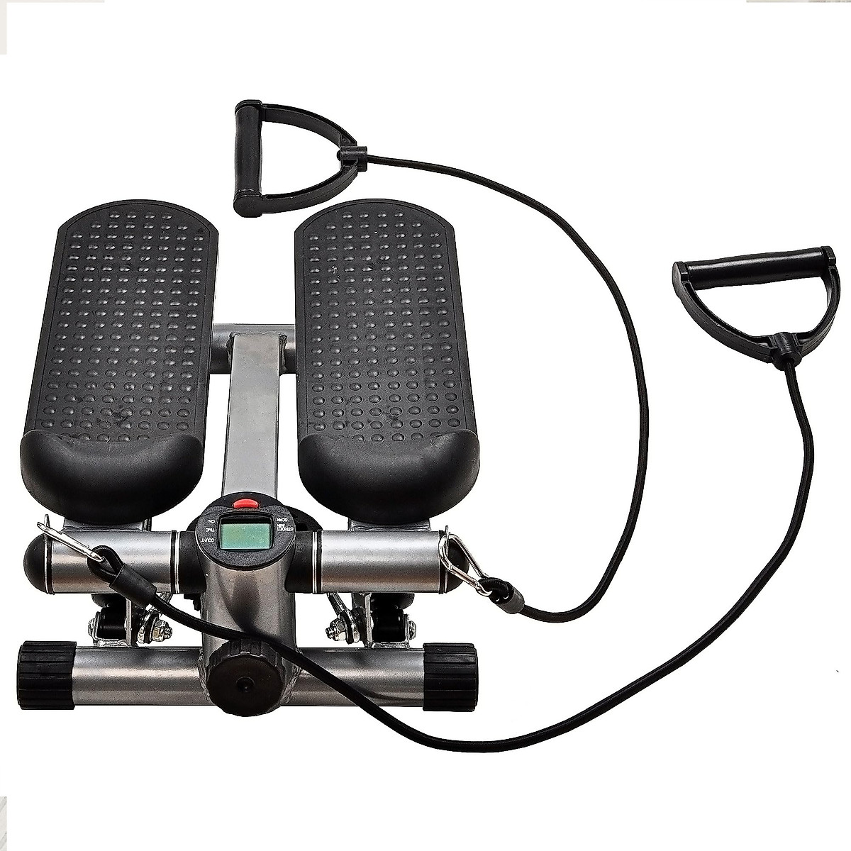 BalanceFrom Adjustable Stepper Stepping Machine with Resistance Bands, Gray