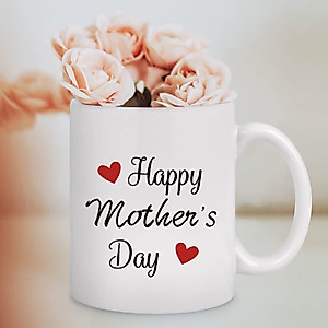 Cabtnca Happy Mother's Day Mug, Mothers Day Gifts for Mom Grandma, Mom Gifts from Daughter Son, Mom Gift, Grandma Mom Mug, Bonus Mom Mother in Law New Mom Aunt Sis Mothers Day Gifts, 11Oz