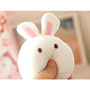 REFAHB Cute Plush Pillow Throw Pillow Removable Stuffed Animal Toys Creative Gifts for Girls (Bunny)
