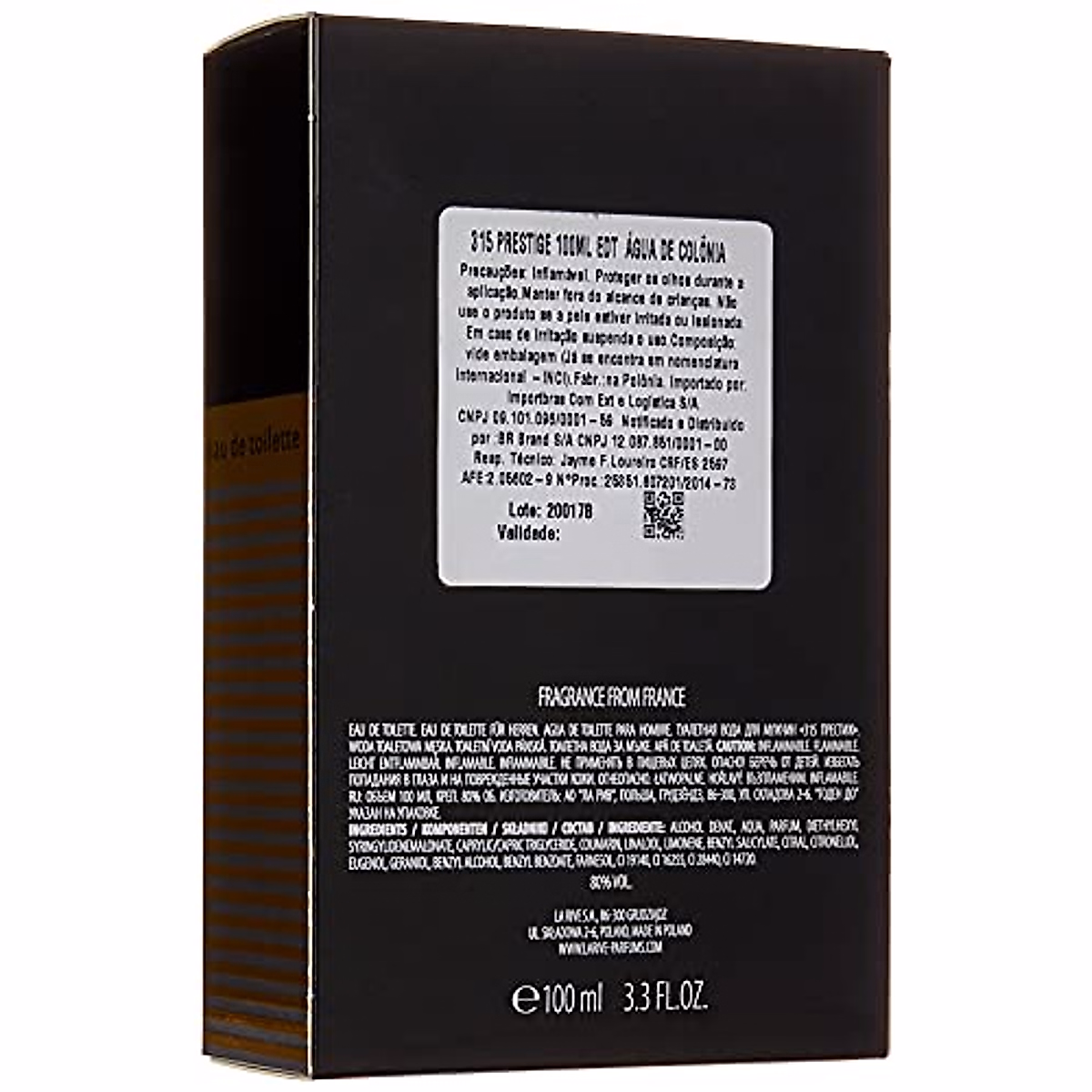 Eau DE Toilette Spray 3.3 oz