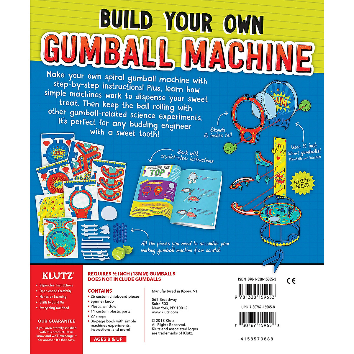 Gumball Machine: Maker Lab (Klutz STEM Kit)