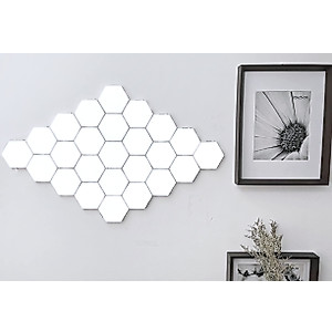Hexagon Led Lights, LED Wall Lights, Touch-Sensitive Lighting, Aesthetic Room Decor | Perfect Decoration for Living and Bedroom Large Wall Lights DIY Modular Touch Lamp (2 PCS)