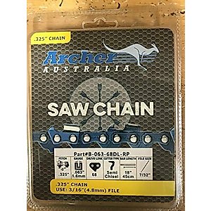 18" .325-063-68DL Ripping Chainsaw Chain replaces Stihl MS250 MS251