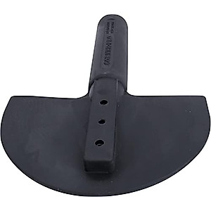 MARSHALLTOWN Rubber Wipe Down Blade, Cleans Excess Mud From Joints Wider than 90-Degrees, Sturdy Rubber Material, Threaded Handle Adapter, 6-3/4 Inches x 9-7/8 Inchces, 30