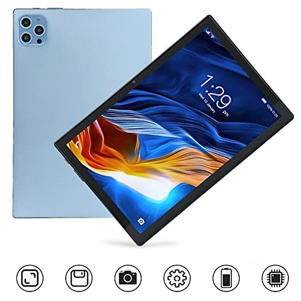 10.1 Inch Tablet Smart Touch 100240V Playback Tablet (US Plug)