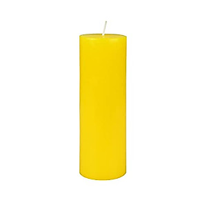 Zest Candle Pillar Candle, 2 by 6-Inch, Yellow