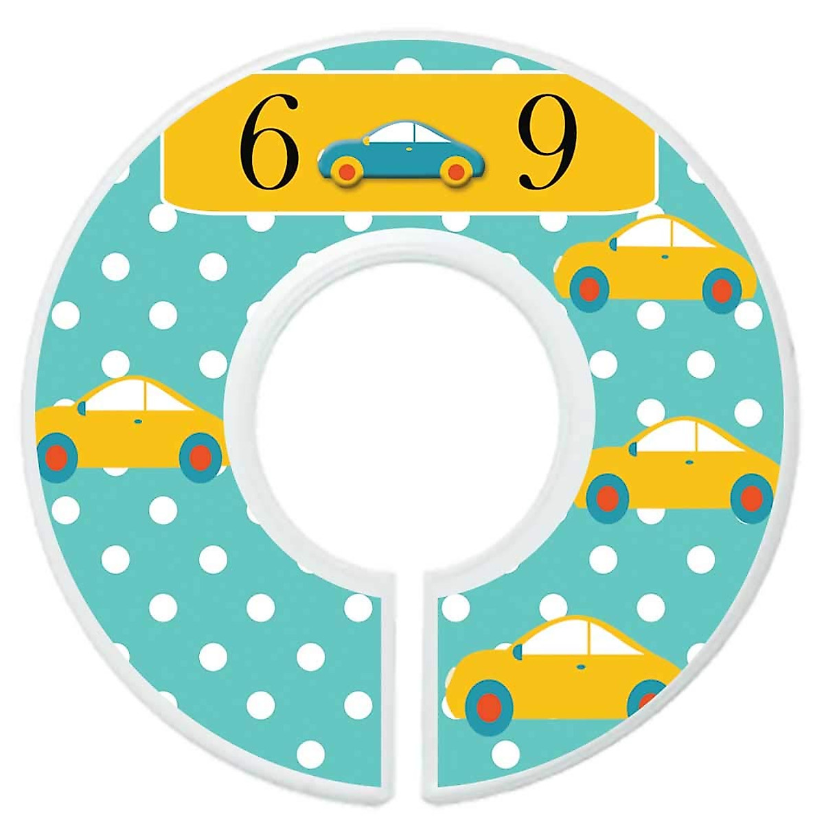 Mumsy Goose Baby Boy Clothes Dividers Nursery Closet Dividers Cars and Trucks