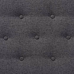 Baxton Studio Benches, One Size, Dark Grey/Walnut