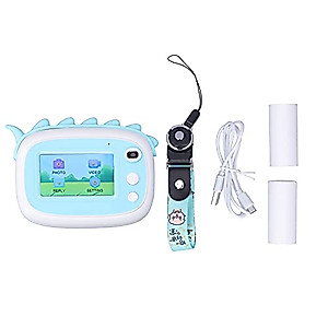Instant Print Camera, Time-Lapse Photography Play Classic Snake Games Smart Child Print Camera for Travel for Kid