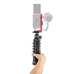 Joby GorillaPod 3K Vert Kit, Compact Flexible Tripod 3K Stand and BallHead 3K with Vertical L Bracket for Landscape and Portrait Mirrorless Cameras up to 3kg (6.6lb),Black,JB01829-BWK