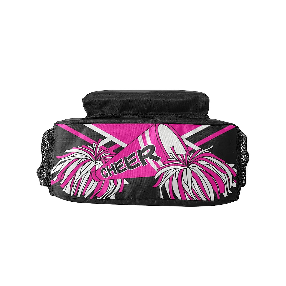 CUXWEOT Rose Red Cheerleaders Cheer Backpack Book Bag Casual Travel Hiking Daypack