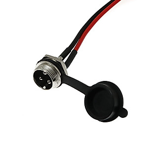 Maxmoral 3-pin 2-Wire Razor Pocket Mod, Dirt Quad, Dirt Rocket MX350 Connector Plug Jack Socket Battery Charger E Scooter MX350