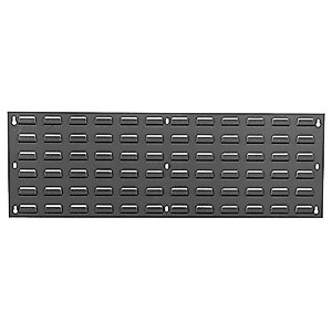 Quantum Storage Systems, QLP-3612, Louvered Panel, 36 X 1/4 X 12 In,Gray