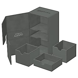 Ultimate Guard Twin Flip`n`Tray 200+ Monocolor Grey