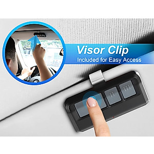 2 for Chamberlain LiftMaster Craftsman Garage Door Opener Remote 893LM 893MAX 971LM Universal with Extra Battery