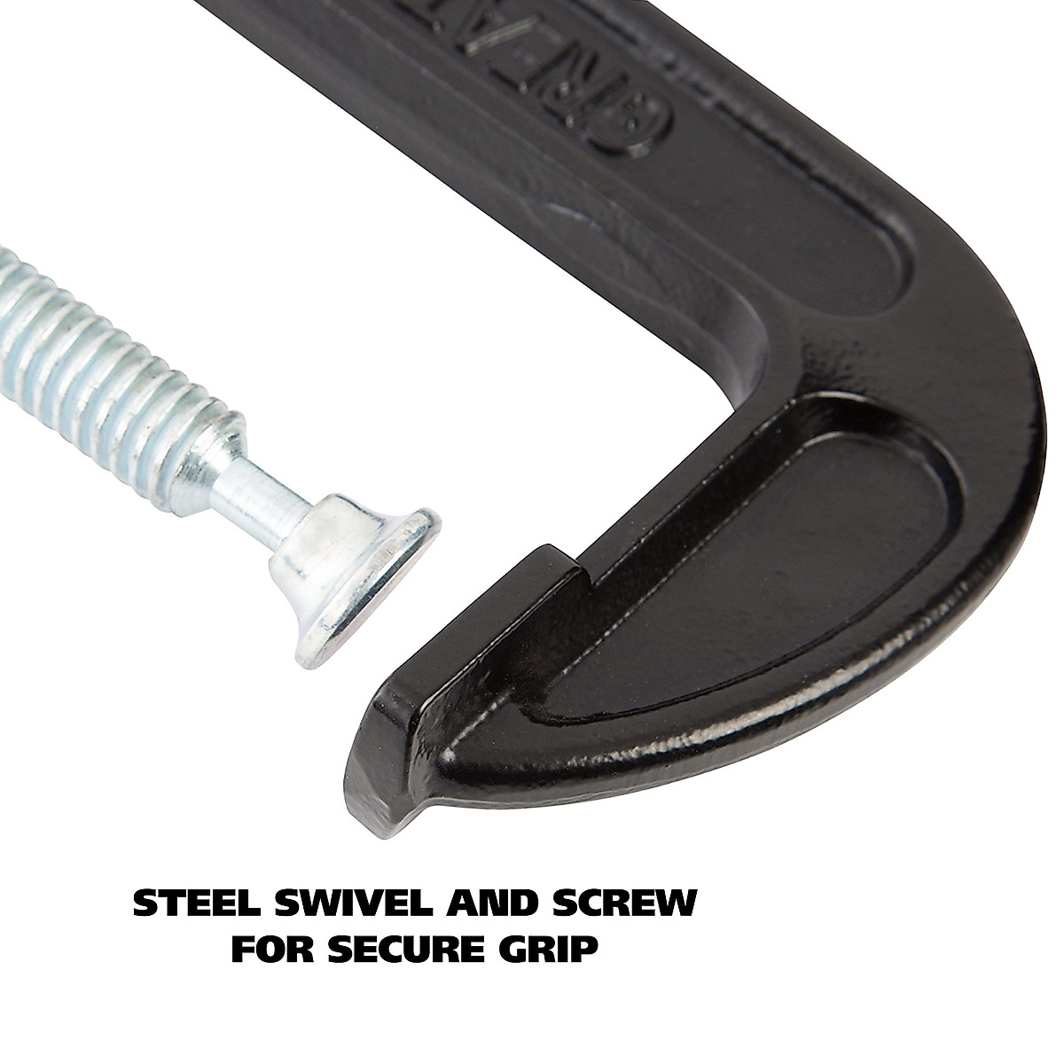 GreatNeck CC5 5-Inch C-Clamp, Automotive and Wood Clamps, Wood Working Tools and Welding Clamps, C Clamps for Home Improvement and Automotive Repair