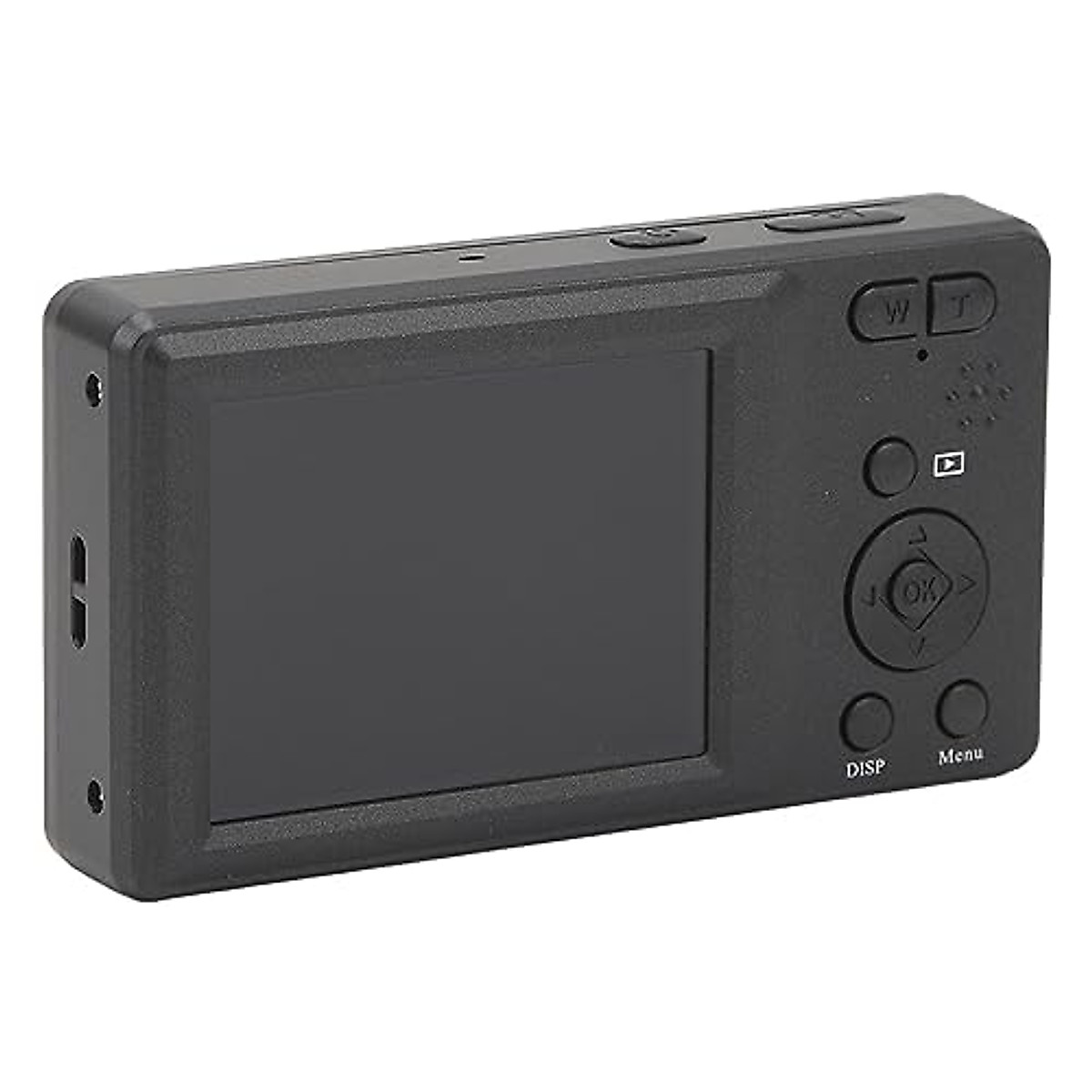 Small Camera for Teens 50MP 4K Digital Camera Face Recognition 2.7 TFT Screen with Lanyard for Photography (Black)