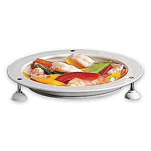 Sammons Preston 55500 Triangular Suction Plate with Suction Cups for Secure Eating