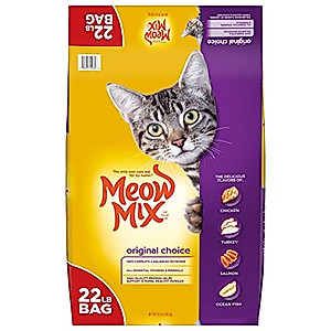 Meow Mix Original Choice Dry Cat Food, 22 Pounds