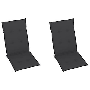 imasay Garden Chair Cushions 2 pcs Anthracite 47.2"x19.7"x1.2"