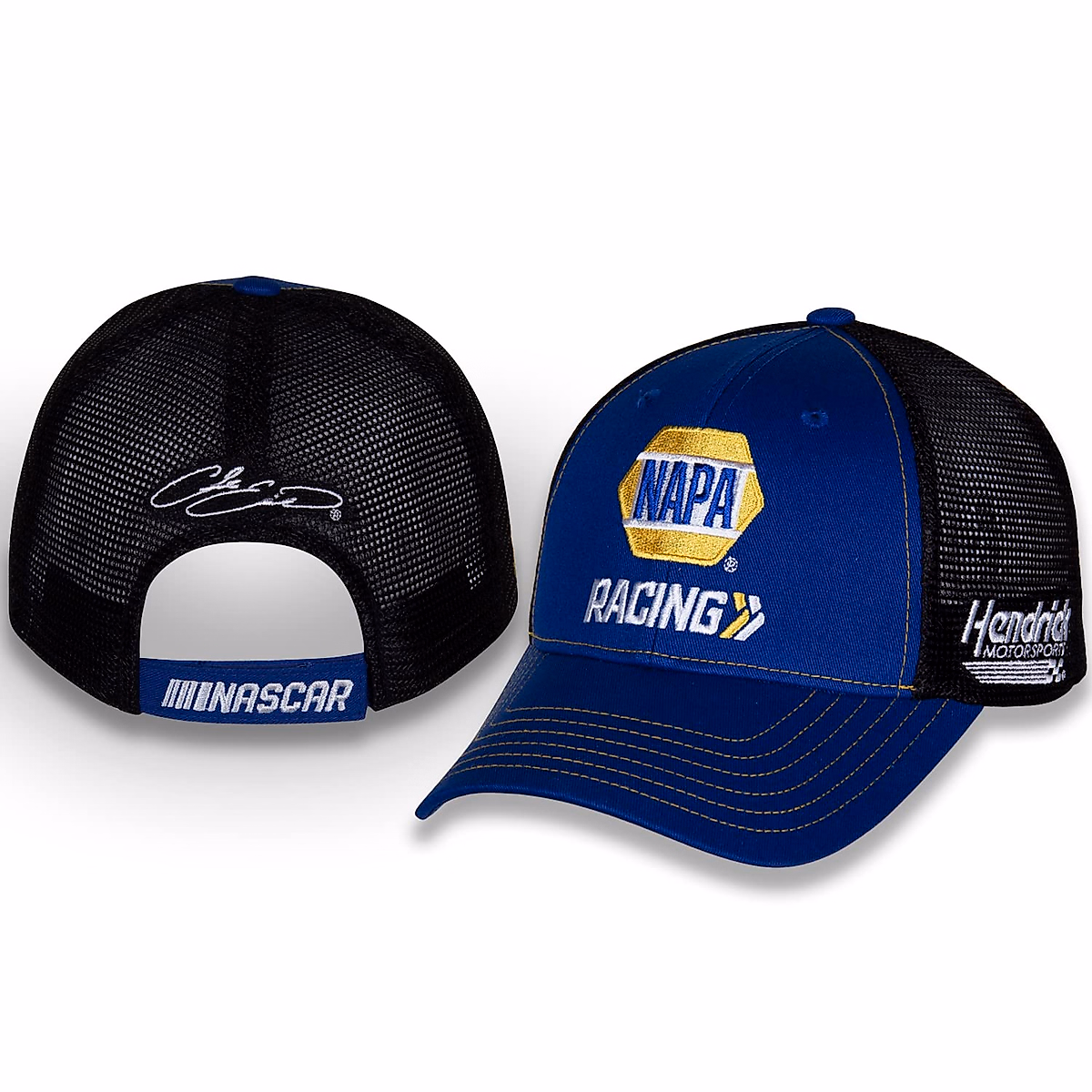 2023 Chase Elliott Sponsor Hat - NASCAR Adjustable Automotive Racing Mesh Baseball Cap