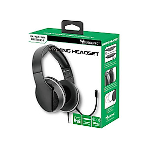 Subsonic - Black Gaming Headset with Microphone for Xbox X Series - Xbox X Series Gaming Accessory (Xbox Series X)